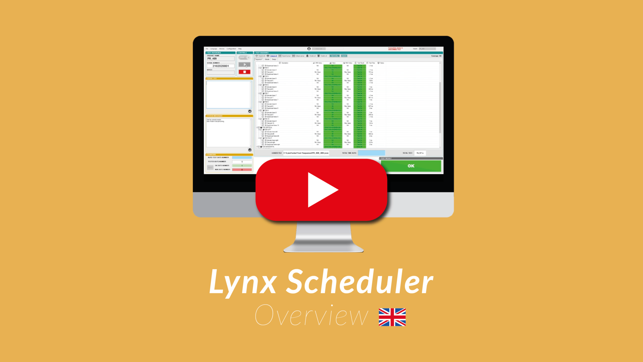 LYNX TESTER - 4.0 EOL TEST PLATFORM - END OF LINE